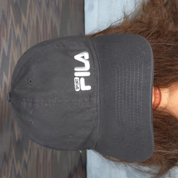 Fila | Accessories | Fila Sport Adjustable Black Baseball Cap | Poshmark